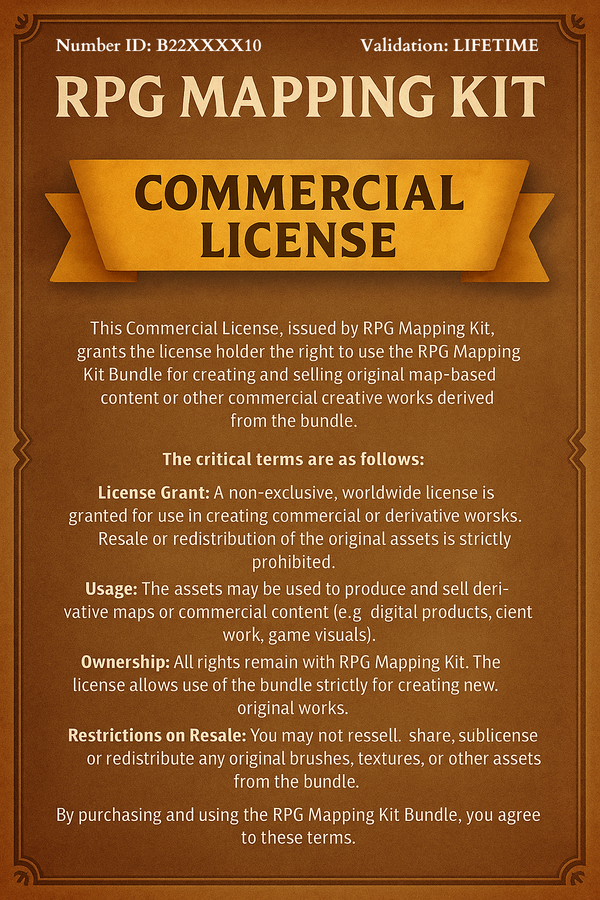 Commercial License – RPG Mapping Kit